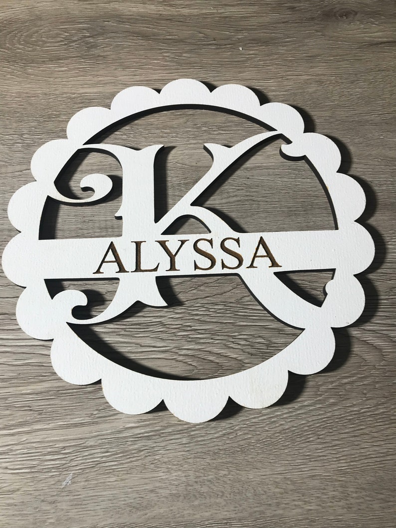 Monogram Door Hangers for Any Door Makes Great Personalization | Etsy