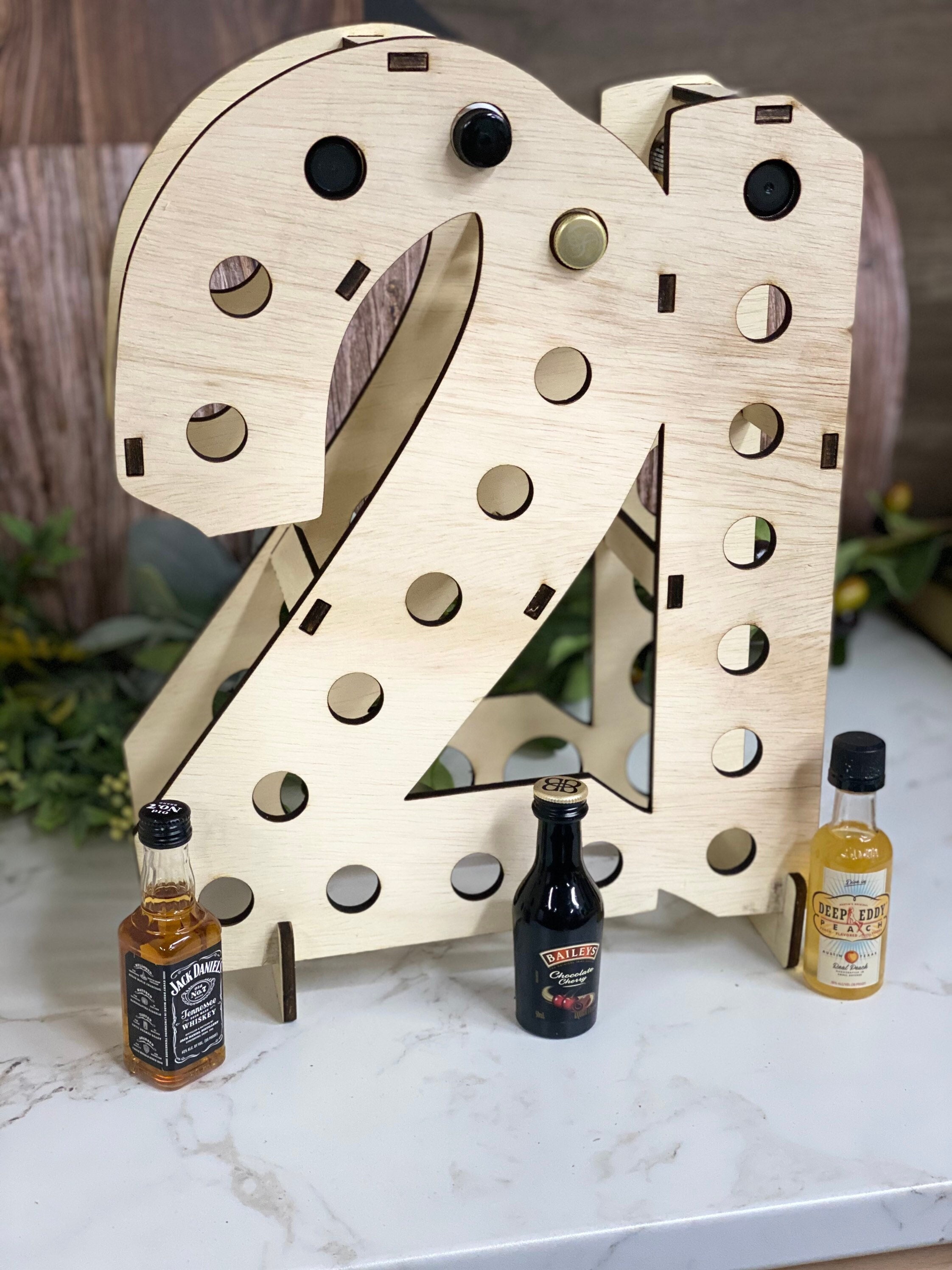 21st Birthday Gift is a 21 Shot Birthday Gift Alcohol Gift | Etsy