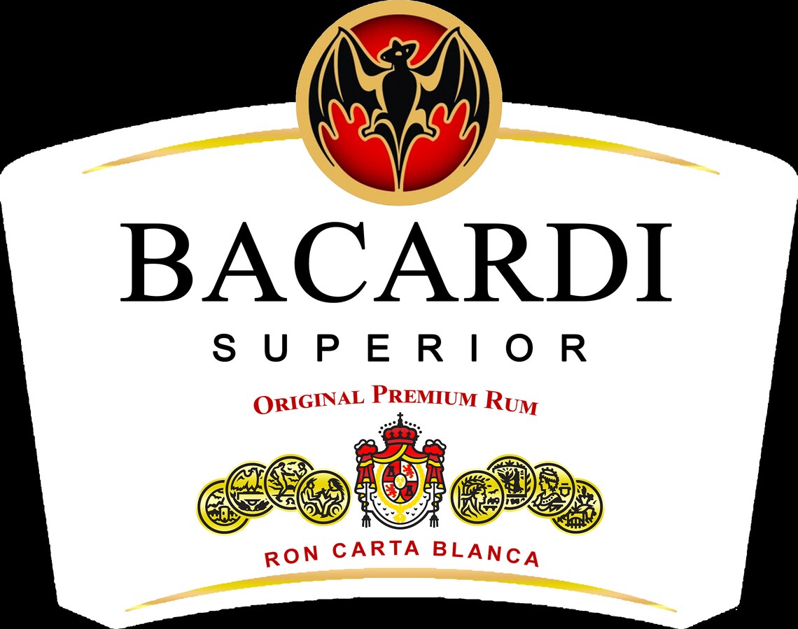 BACARDI label | Etsy