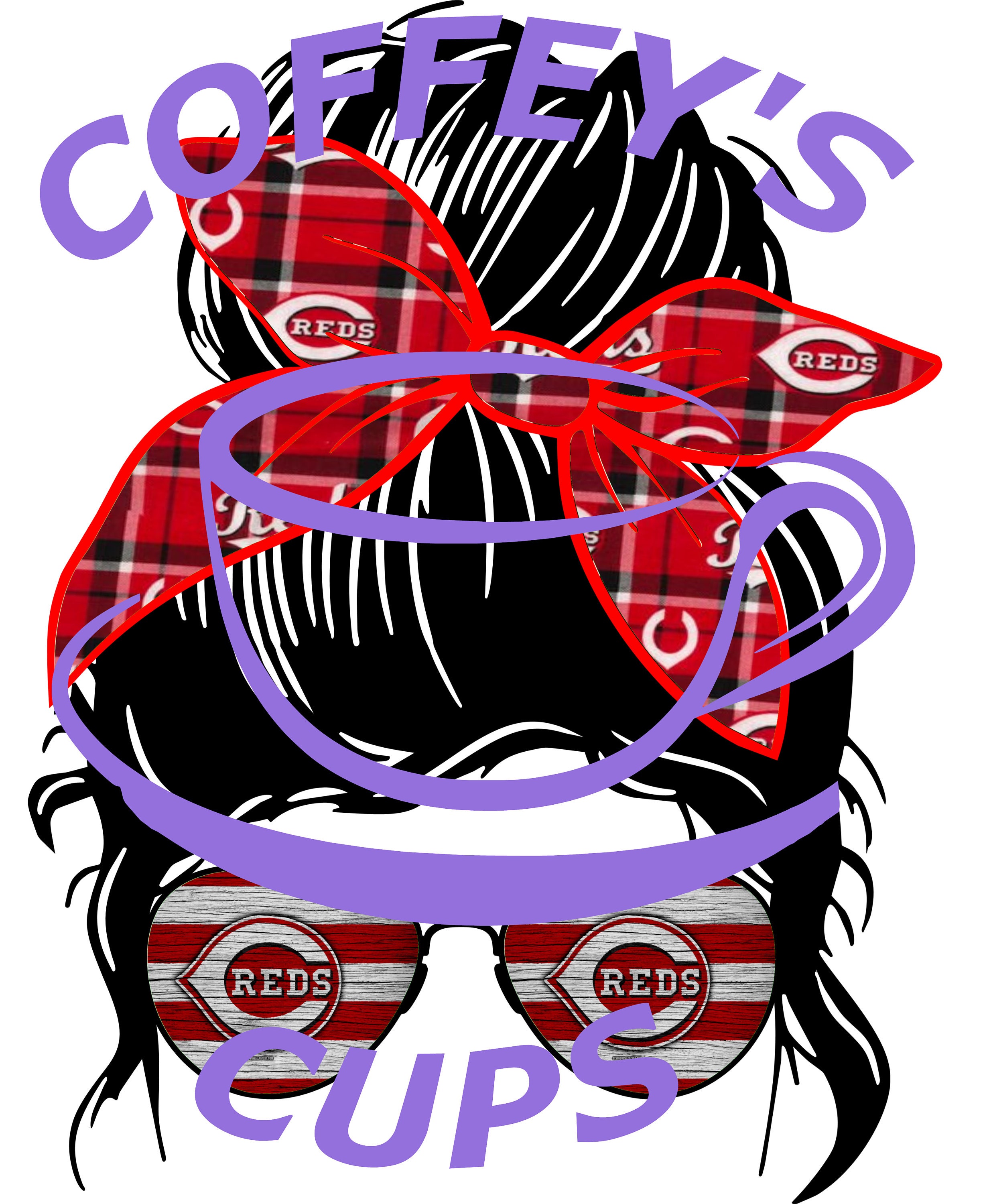 MLB Mom Life Messy Bun With Bow Atlanta Braves, Seattle Mariners, Los ...