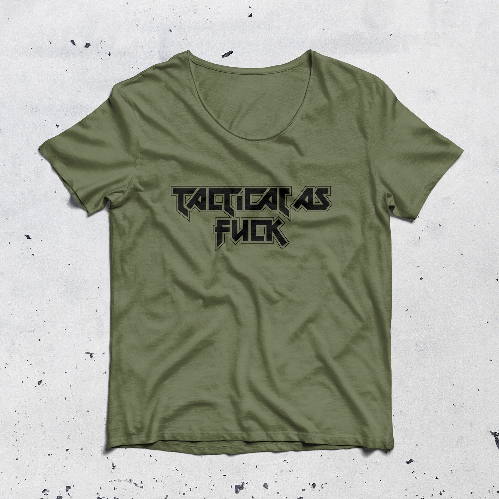 Tactical as Fck Skivvy Shirt Military Tactical Tee Marine Corps Olive ...