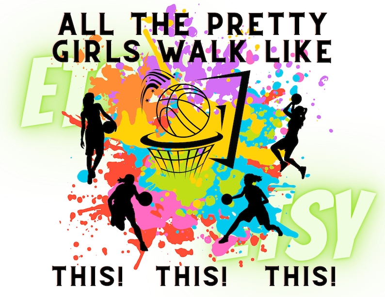 Basketball - All the Pretty Girls SVG - Etsy