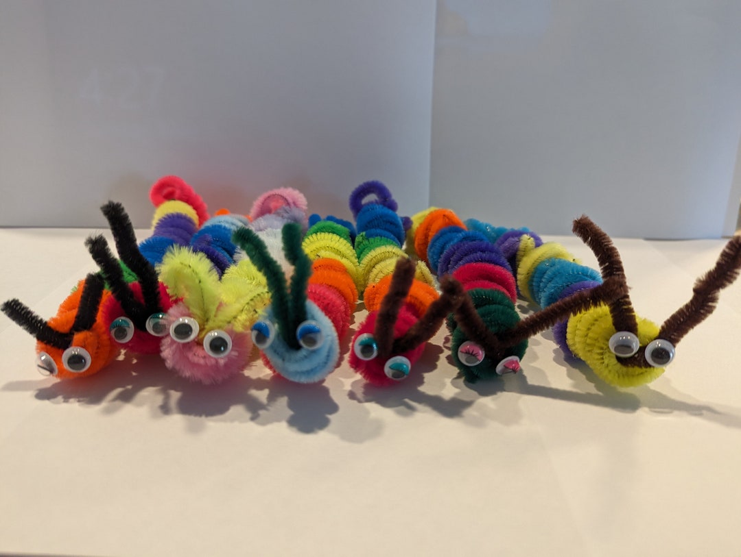 Kid Created Pipe Cleaner Caterpillar - Etsy