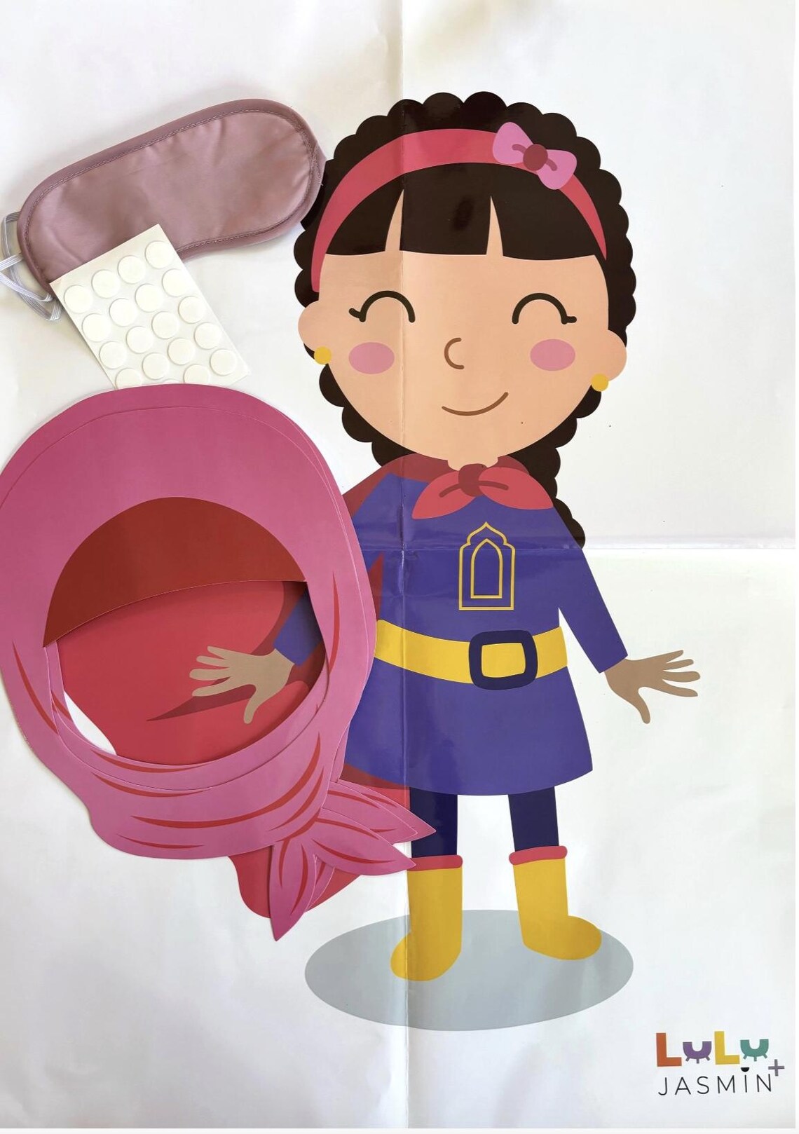 Pin the Hijab on the Salah Superhero Poster (girl) - Etsy