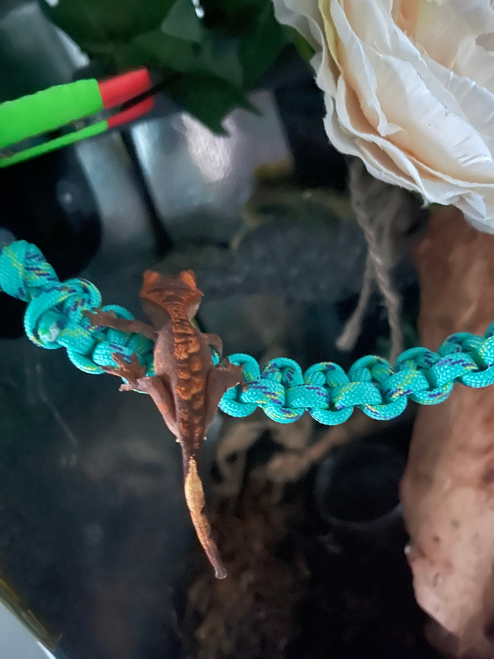 Original Paracord Reptile Vine / Climbing Rope / Bridge With Hanging ...