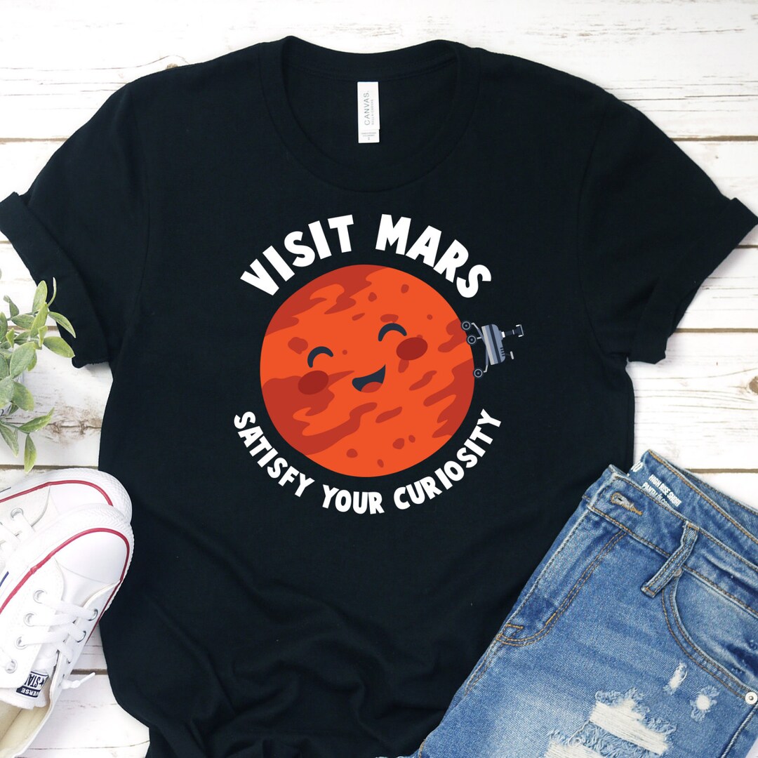 Visit Mars Shirt, Mars Space T-shirt, Astronomy Shirt, Outer Space ...