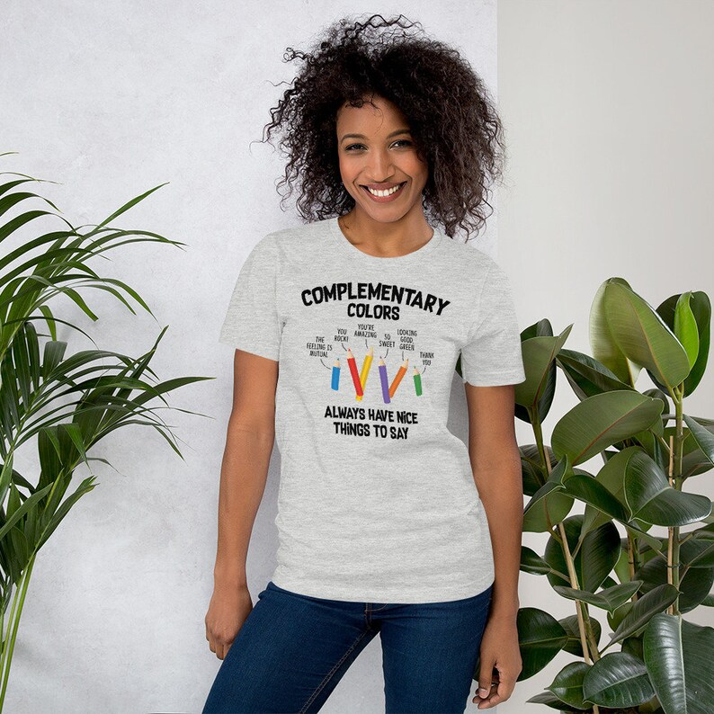 Complementary Colors T-shirt, Funny Art Teacher Shirt, Art Shirt, Art ...