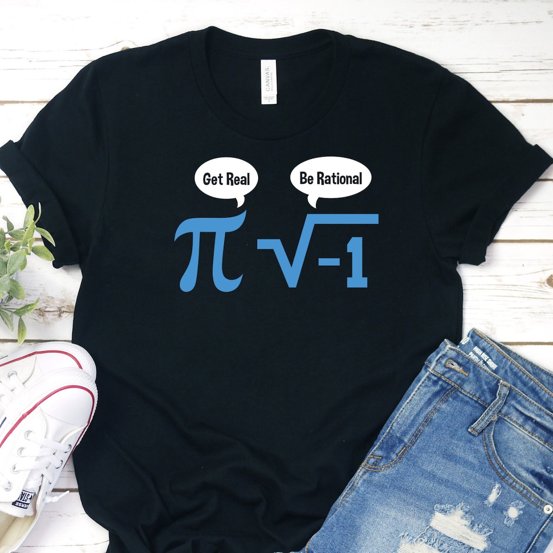 Pi Be Rational Math T-shirt, Math Geek Gift - Etsy