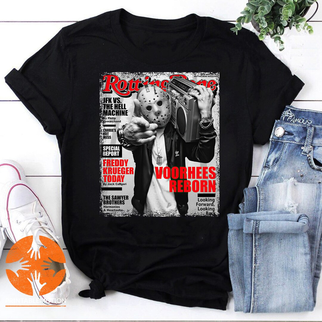 Rotting Bone Issue 002 Voorhees Reborn Halloween Unisex Vintage T-shirt ...