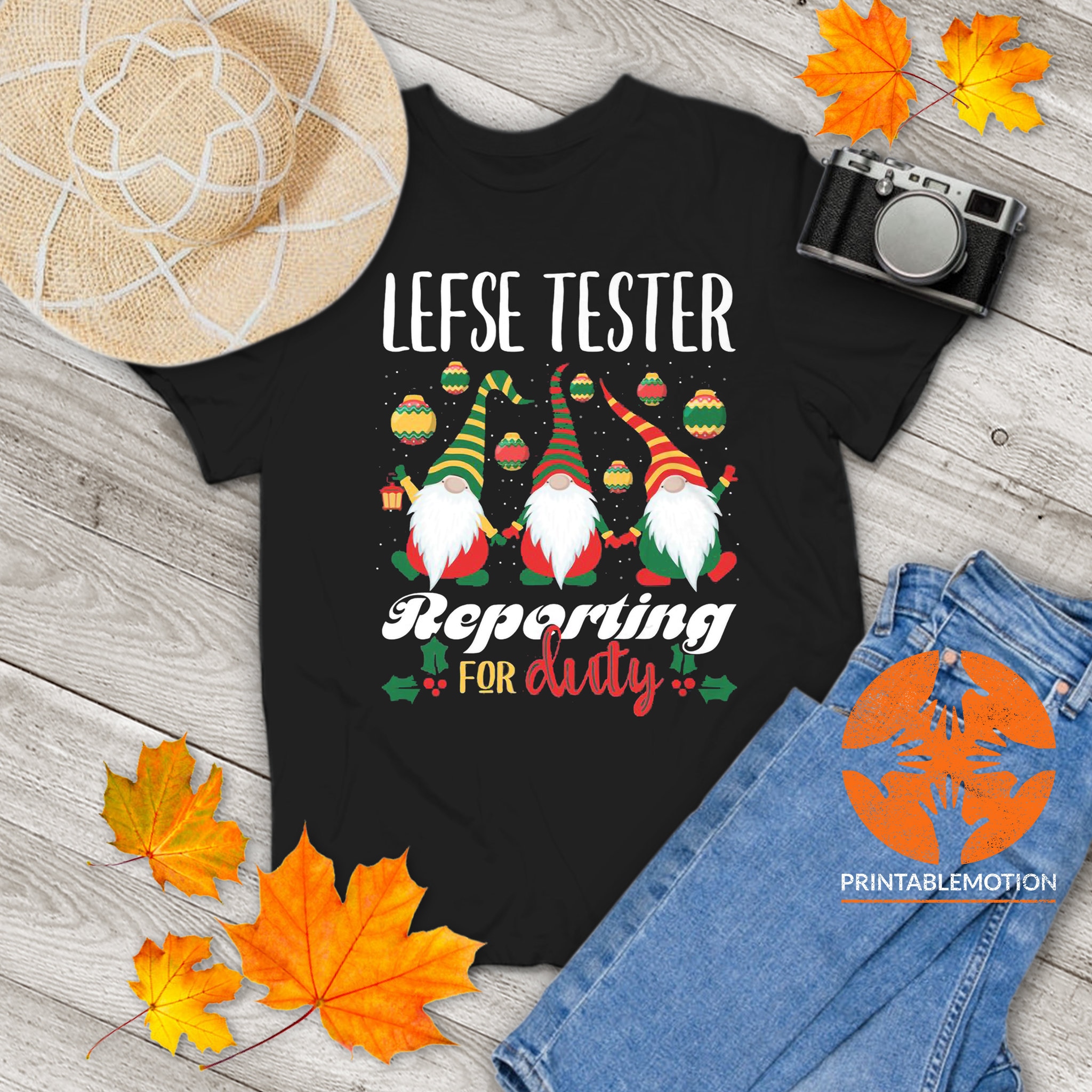 Lefse Tester Reporting for Duty Gnome Christmas Vintage - Etsy