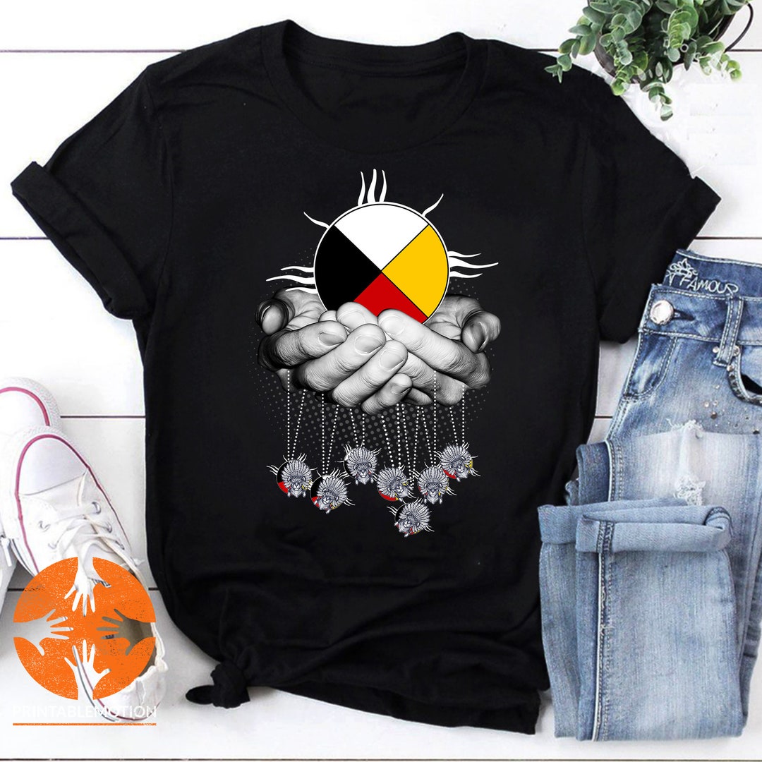 Indigenous Native Animals Vintage T-shirt, Native Animals Shirt ...