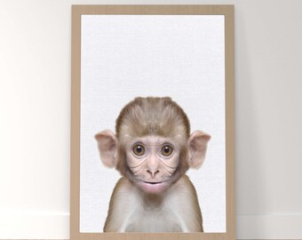 Monkey Selfie Poster Print, Celebes Crested Macaque Photo Photograph ...