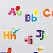 Alphabets & Numbers Removable Fabric Wall Stickers / Decals, Toddlers ...