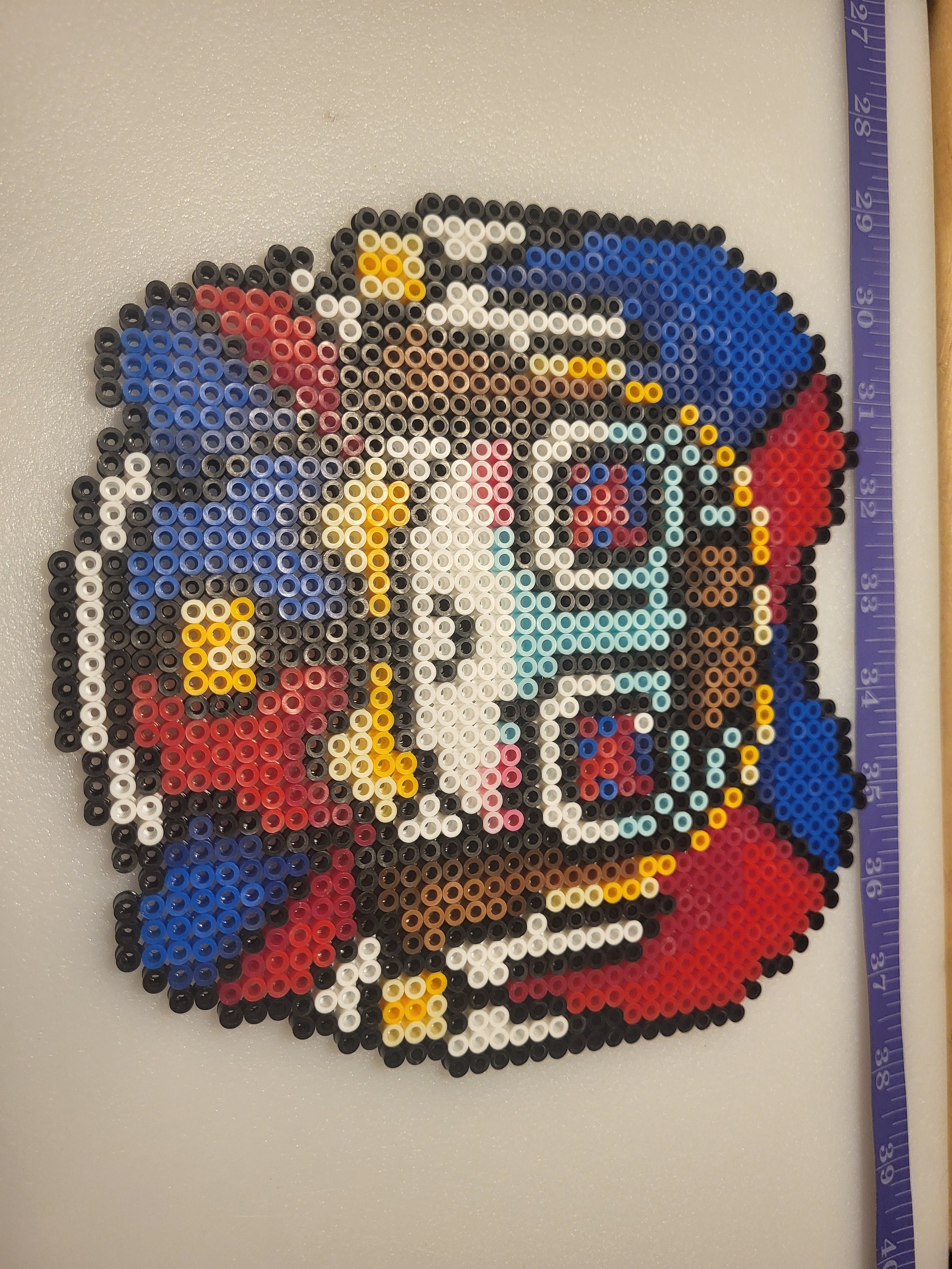 Handmade POMNI Amazing Digital Circus PERLER Art Large - Etsy