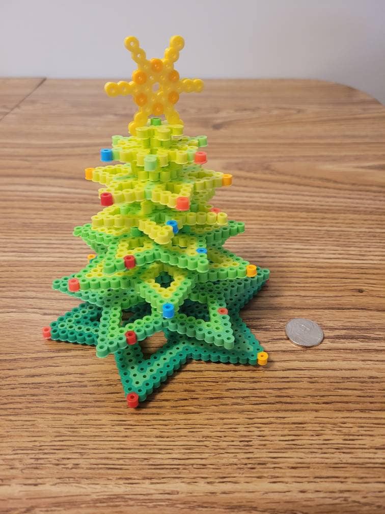 Free Standing Perler Ombre Christmas Tree. - Etsy