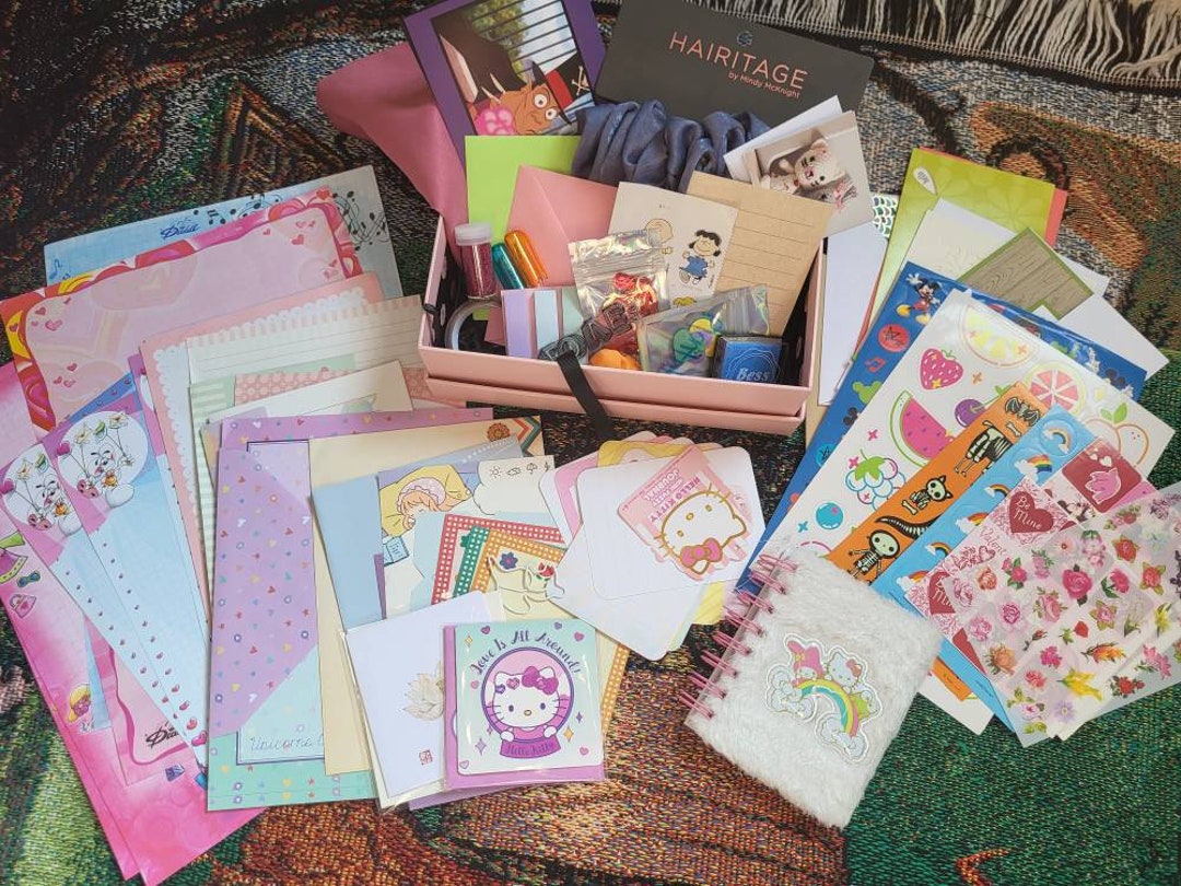 Pen Pal Kit Stationery Surprise Box! No 2 Boxes Alike! - Etsy