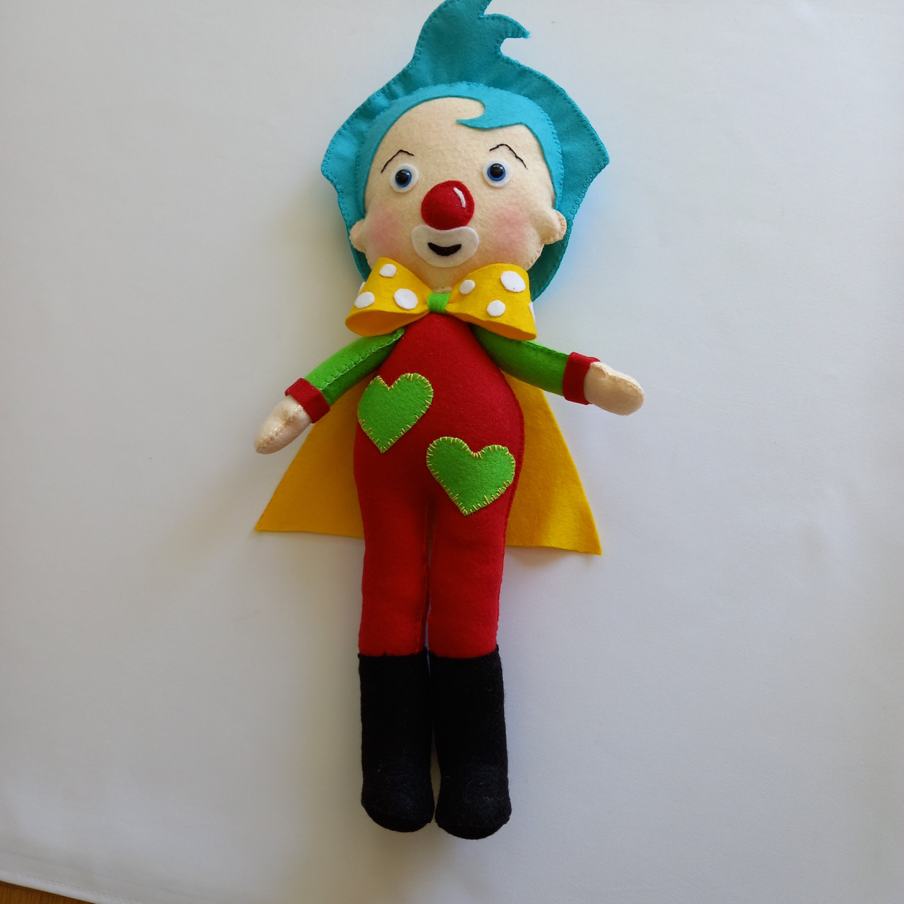 Handmade Cute Felt Clown /circus Clown/clown - Etsy