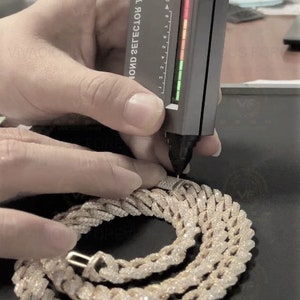 22mm Width Hip Hop Miami 79.34TCW Colorless Moissanite Luxury Custom ...