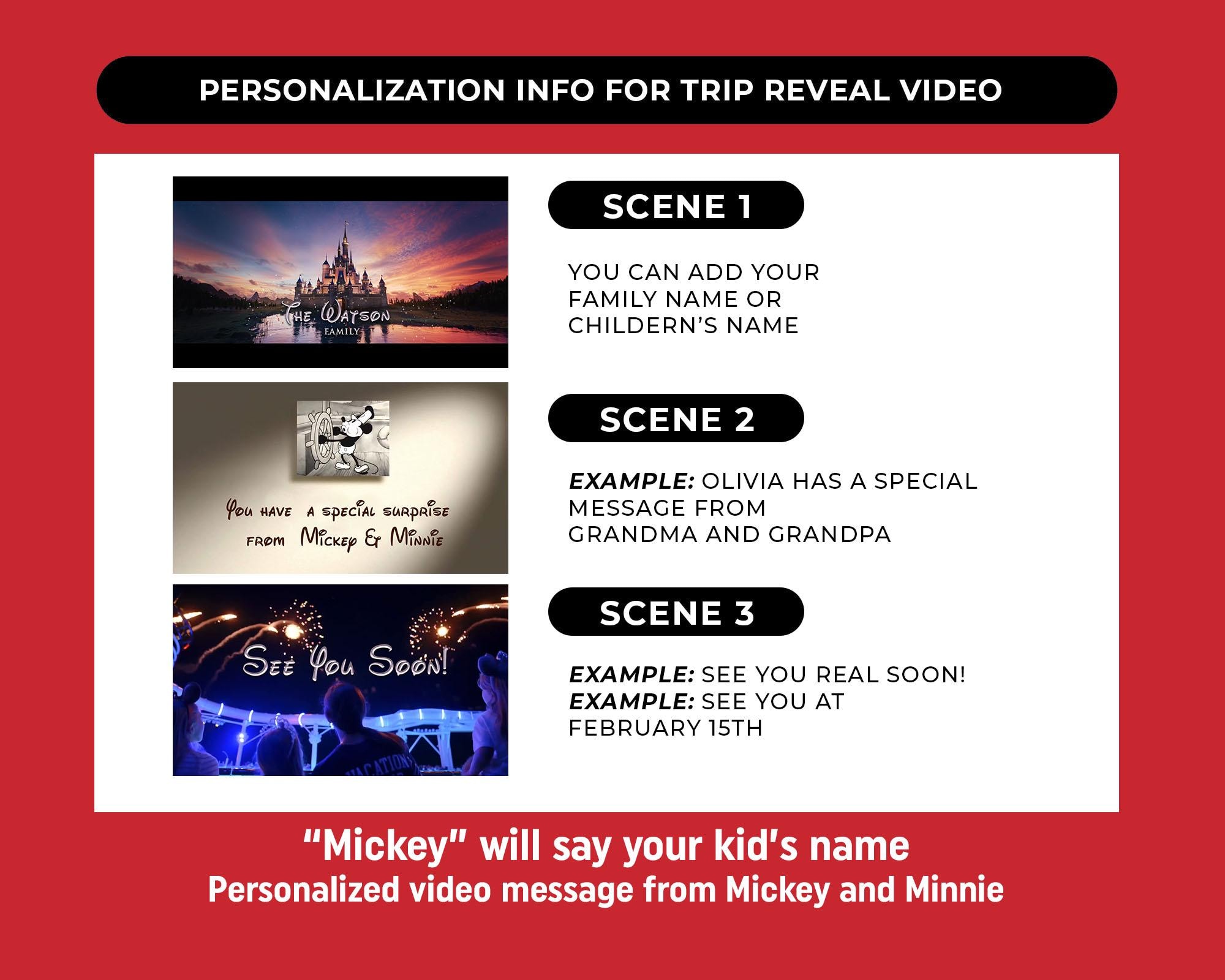 Personalized Surprize Cruise Trip Reveal Video, Custom Message From ...