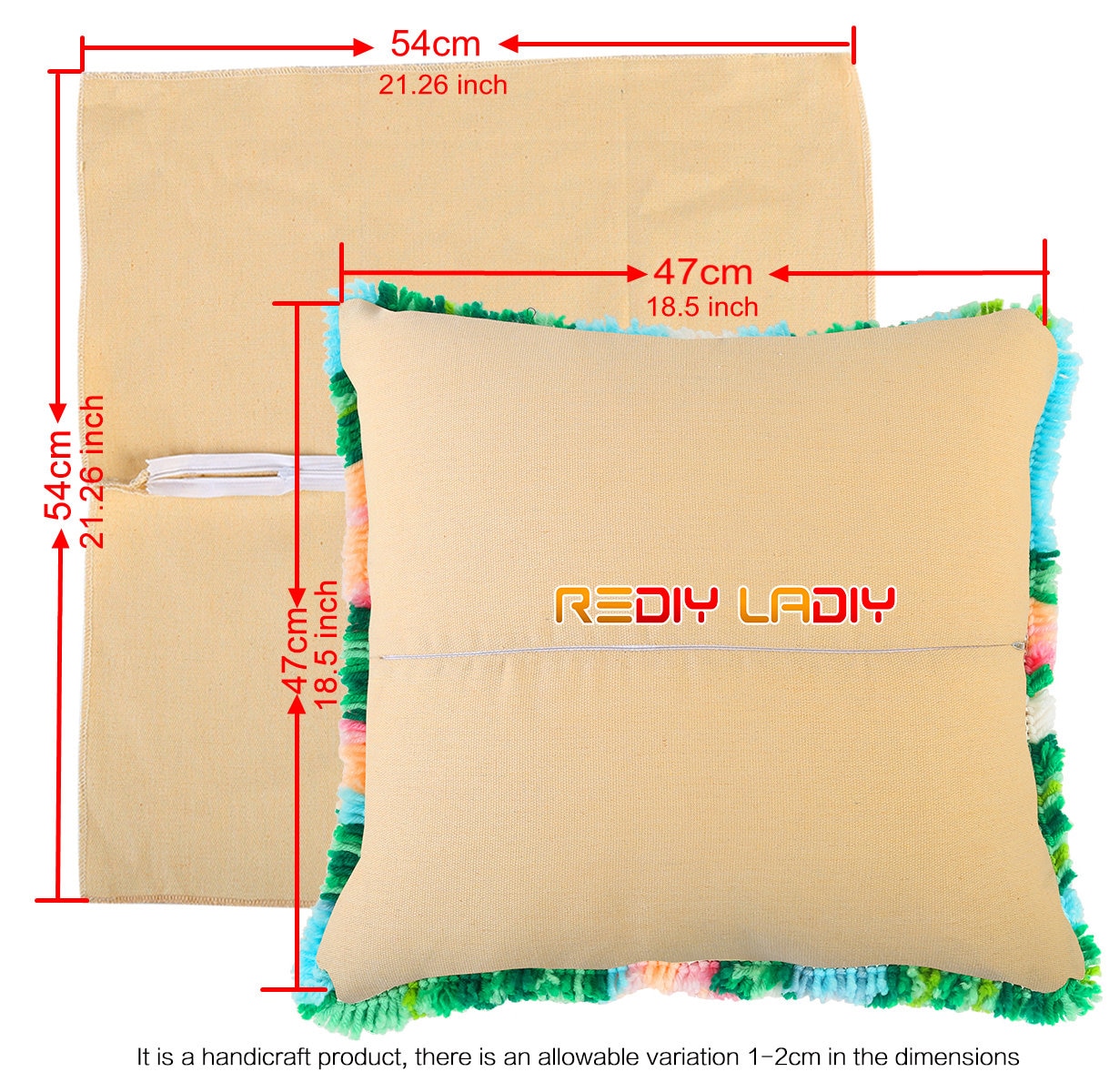 Latch Hook Cushion Sunset Owl DIY Needlepoint Kits Chunky - Etsy