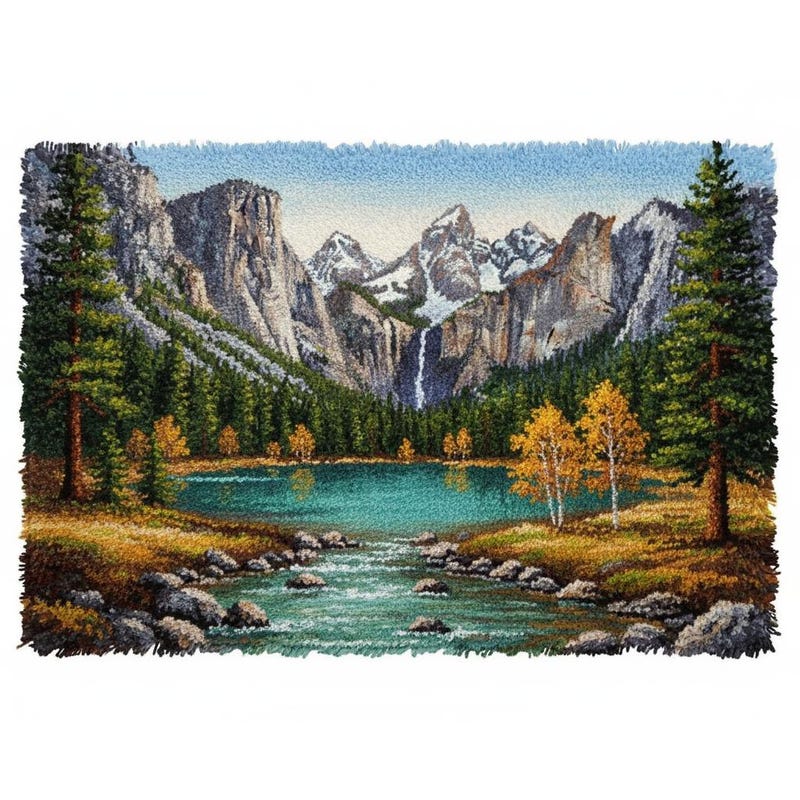 Moss Rugs With Lake - Etsy