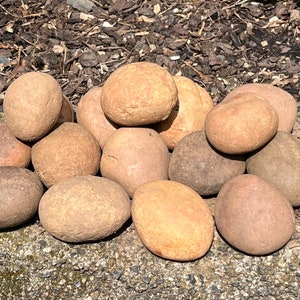 Bags of 16, Natural Smooth River Rocks for Painting, Aquariums ...