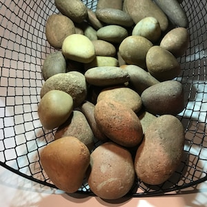 Natural Smooth River Rocks for Painting, Aquariums, Terrariums + 5 to ...