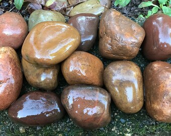 Natural Smooth River Rocks for Painting Aquariums Terrariums | Etsy