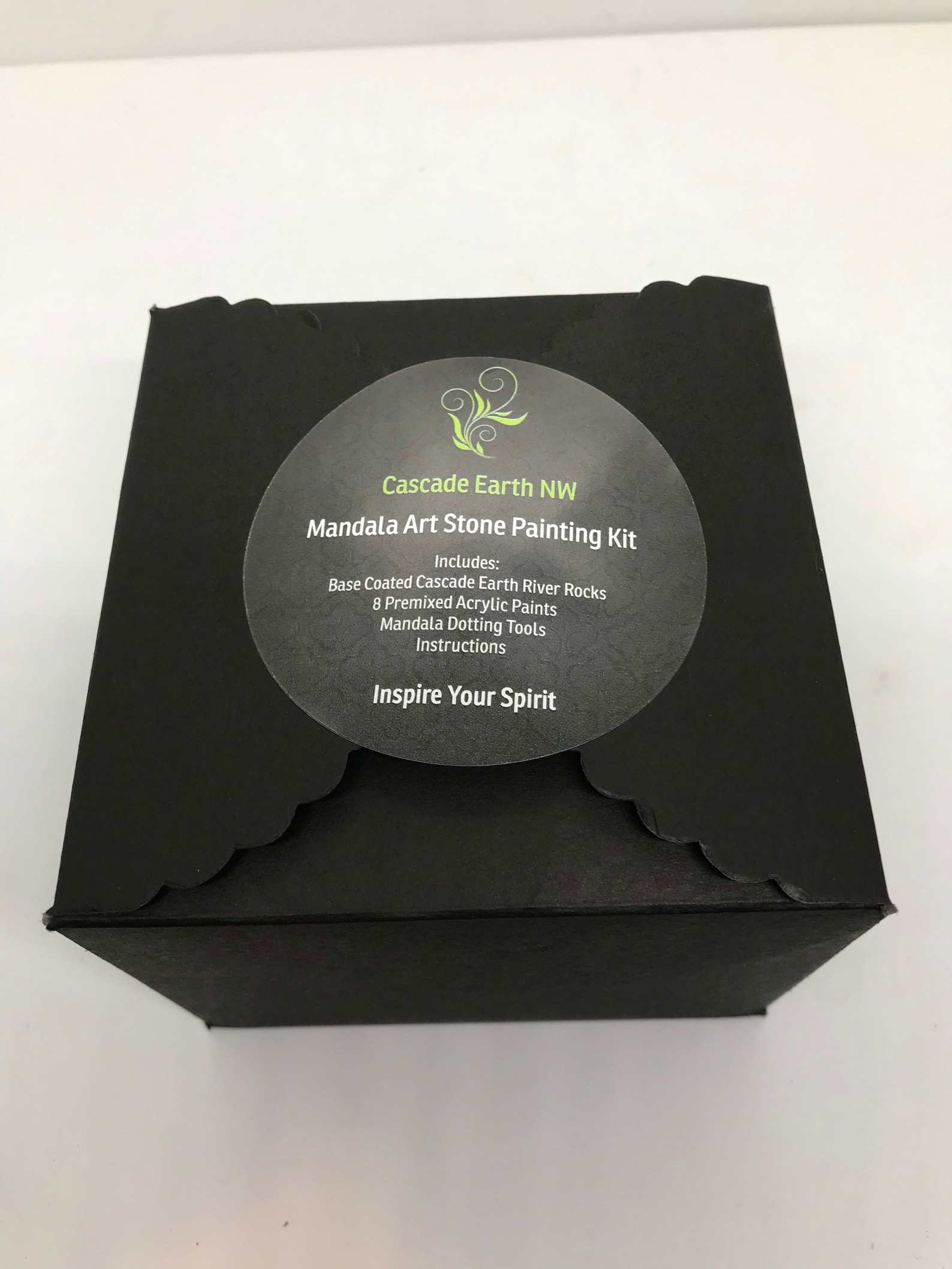 Unique Mandala Art Stone Painting Kit, Includes Rocks, 8 Paints ...