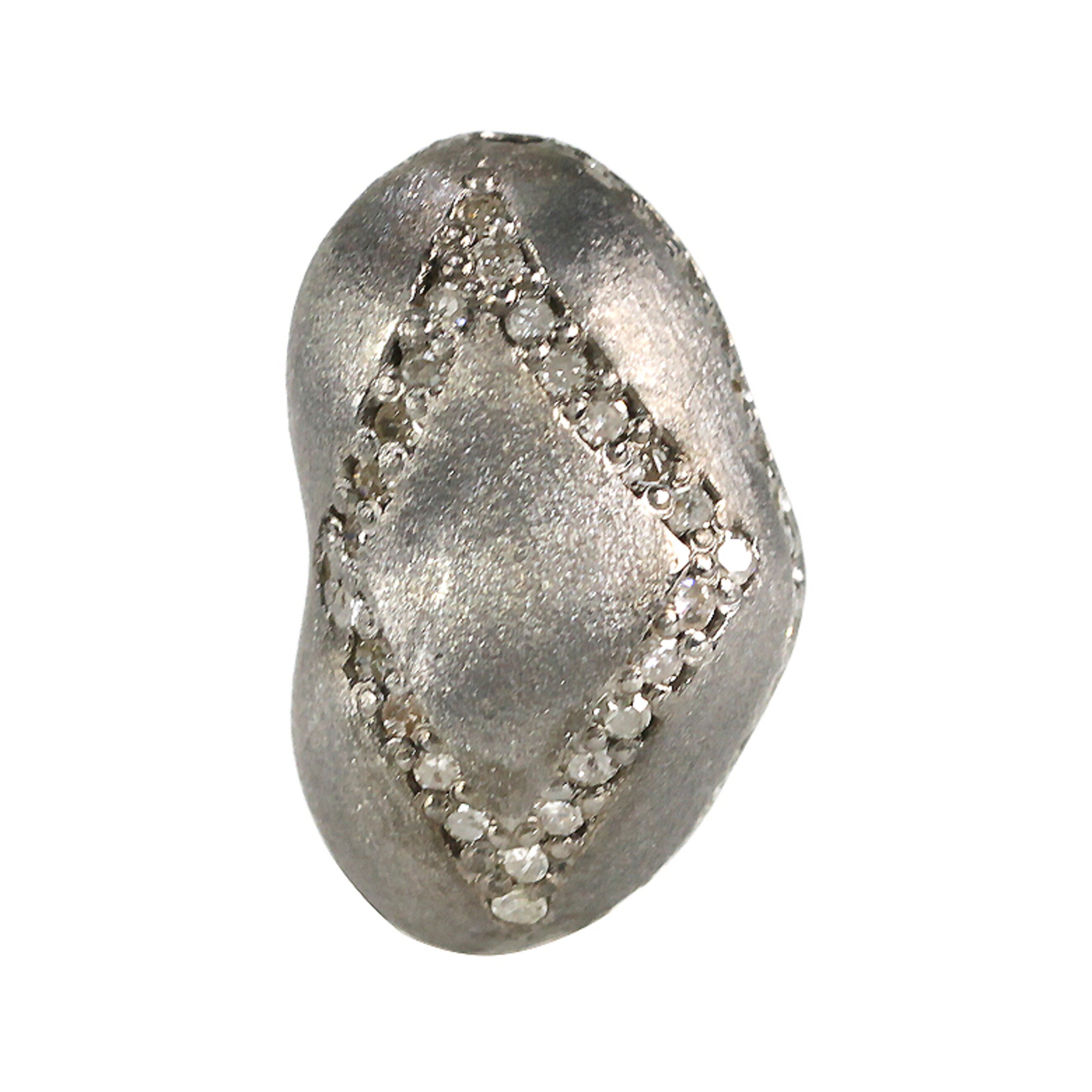 Pave Diamond Ball Beads925 Sterling Silver Diamond | Etsy