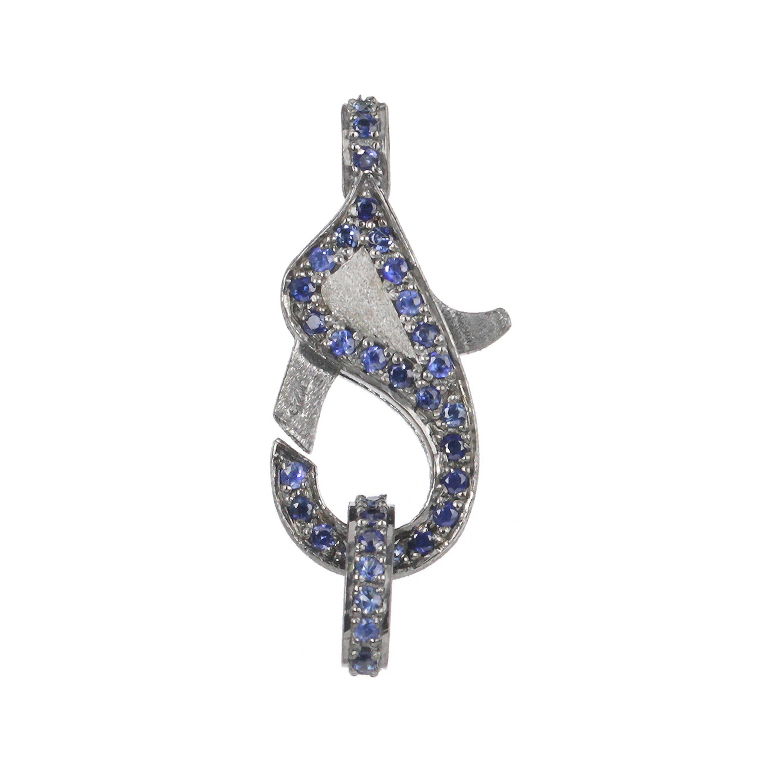 Blue Sapphire Clasplobster Clawdouble Sided Claspclasp - Etsy