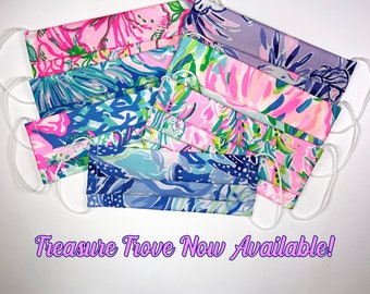 Preppy Face Mask - Etsy