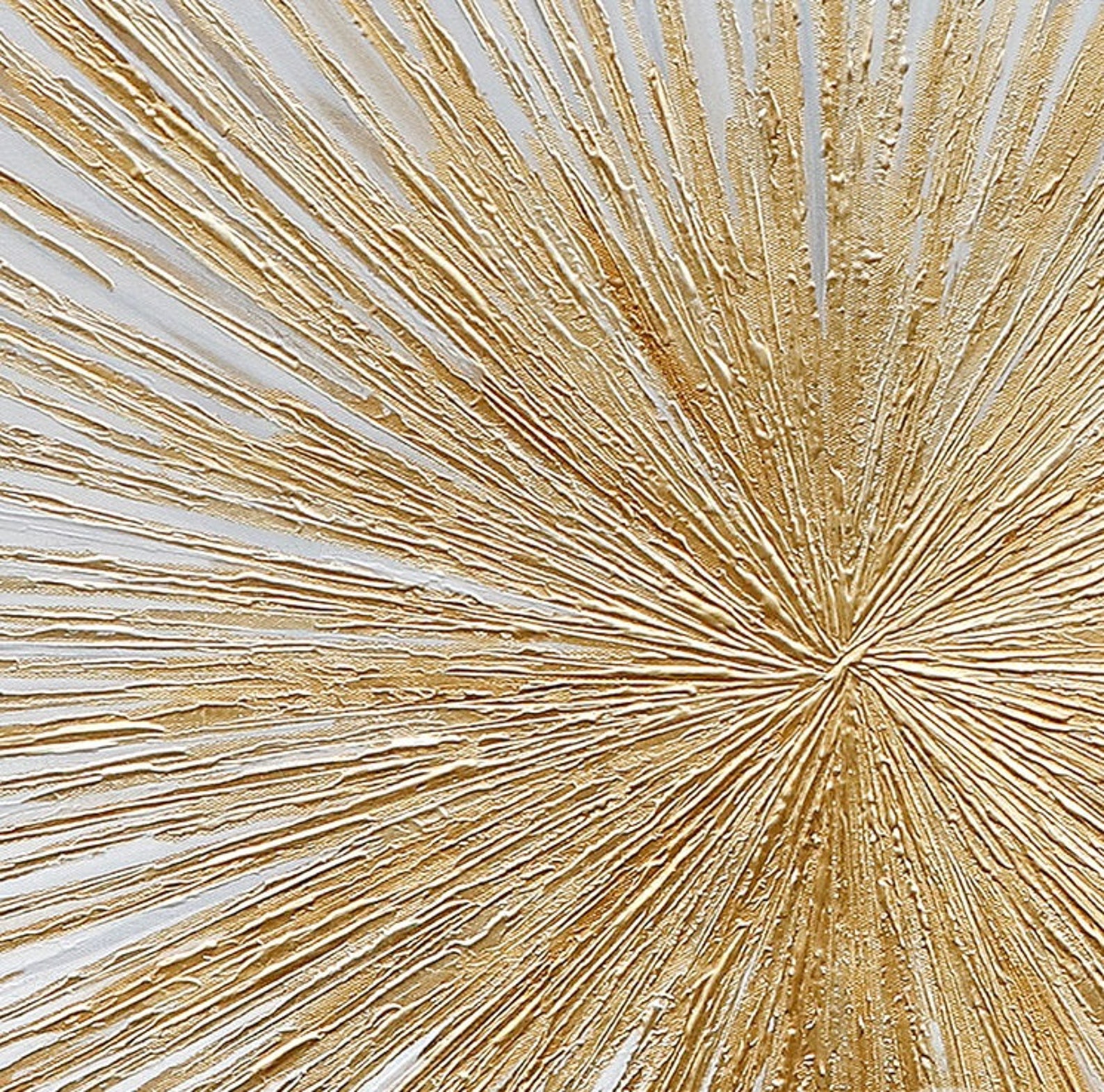 Gold Leaf Art Abstract Painting Original Artwork Modern Painting Home ...