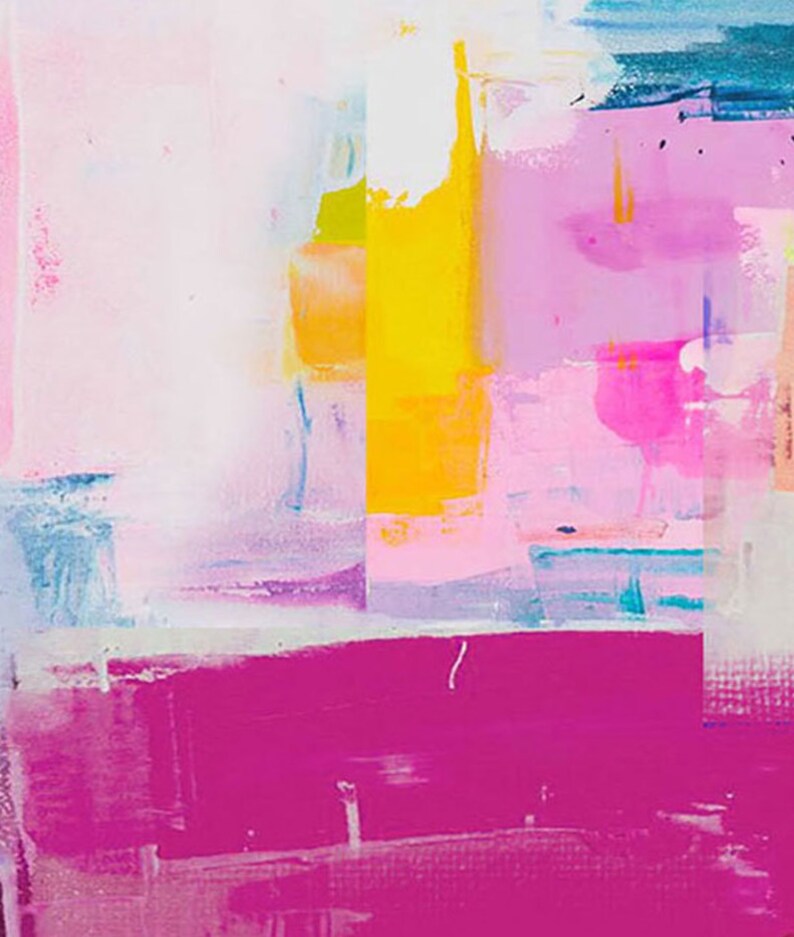 Large Colorful Abstract Painting on Canvas Bright Painting - Etsy