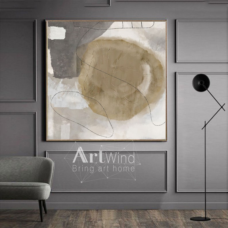 Original Abstract Painting Minimalist Abstract Painting Large | Etsy