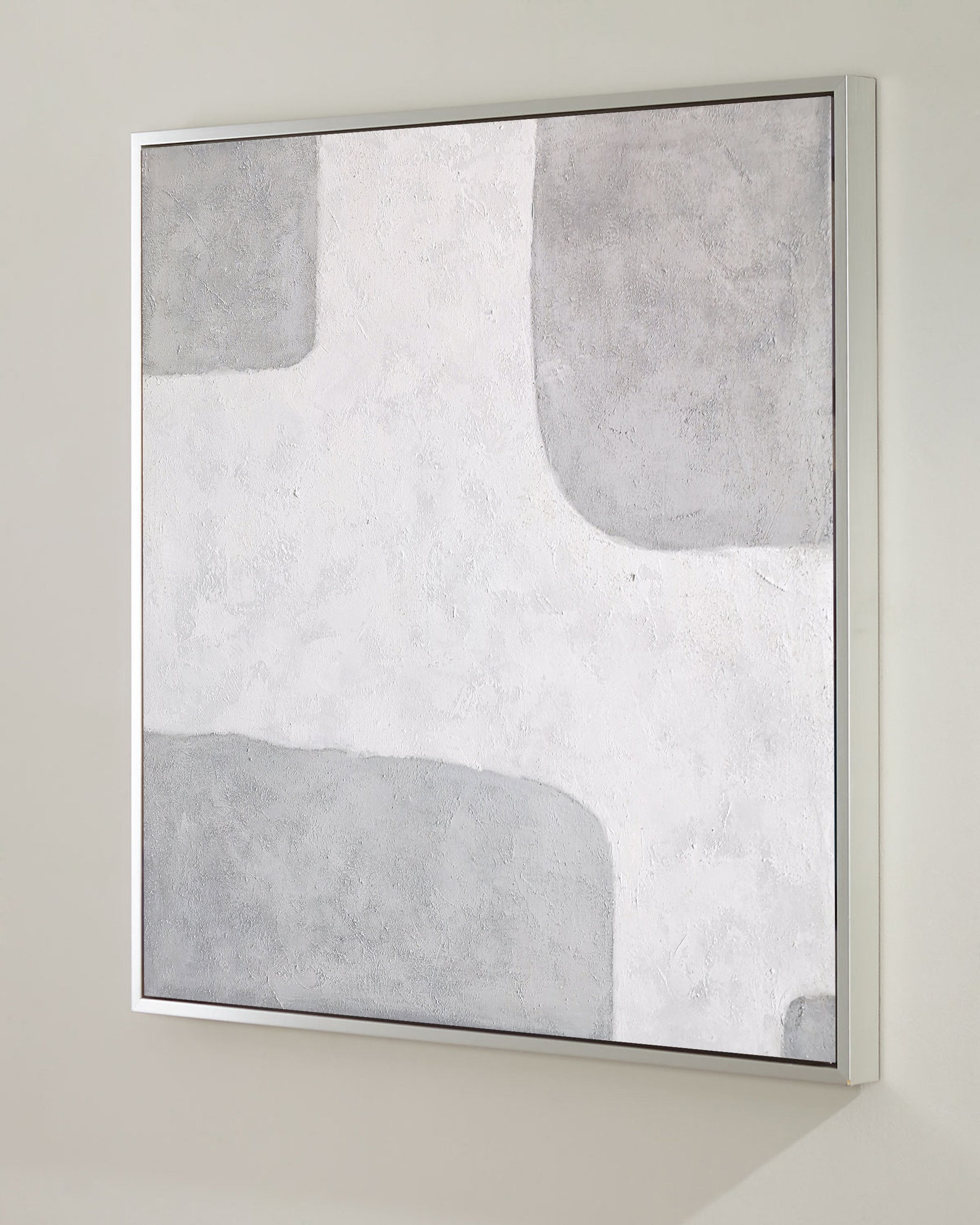 Large Grey Abstract Painting Minimalism Art Original Abstract - Etsy