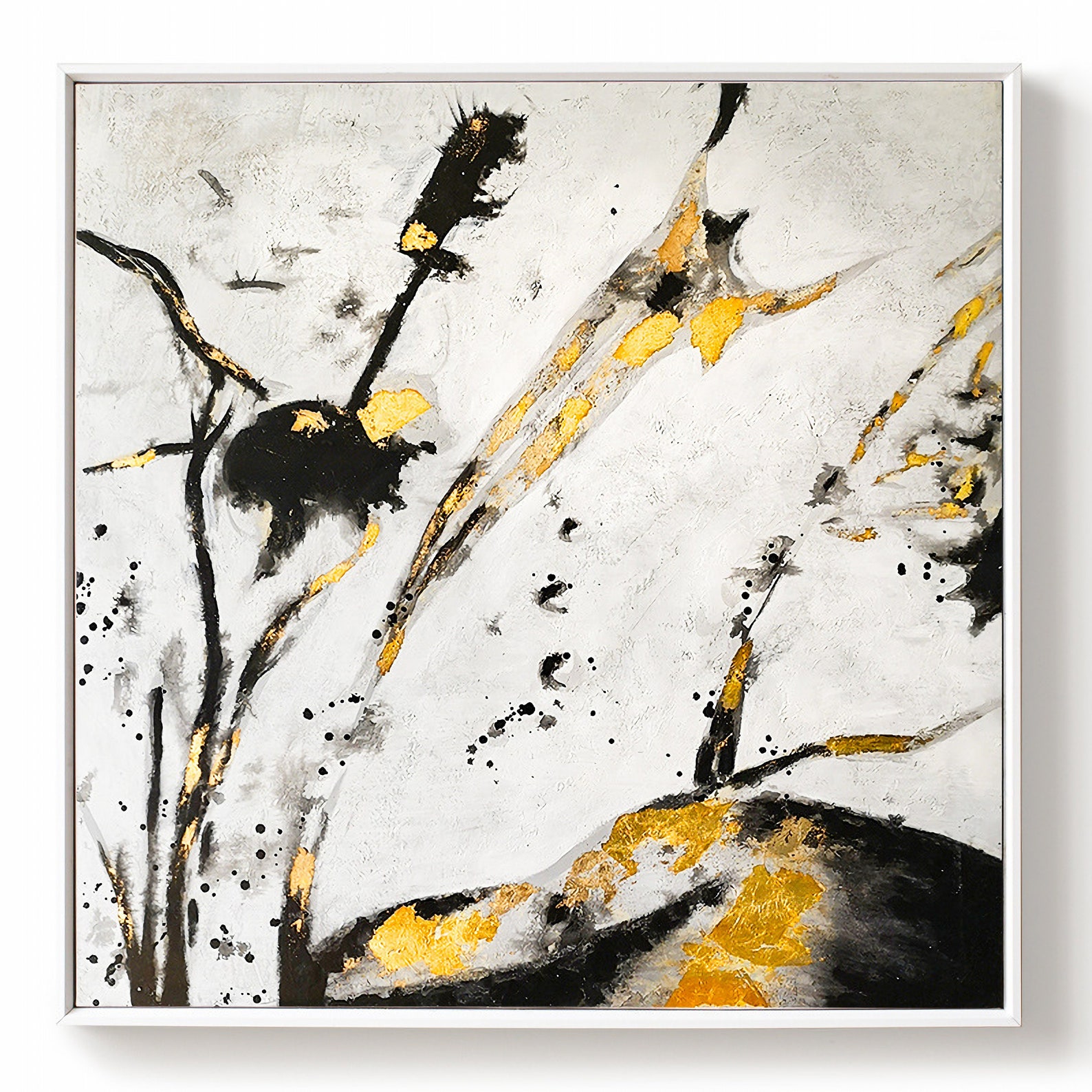 Meteor Fall Original Painting Large Abstract Painting on | Etsy