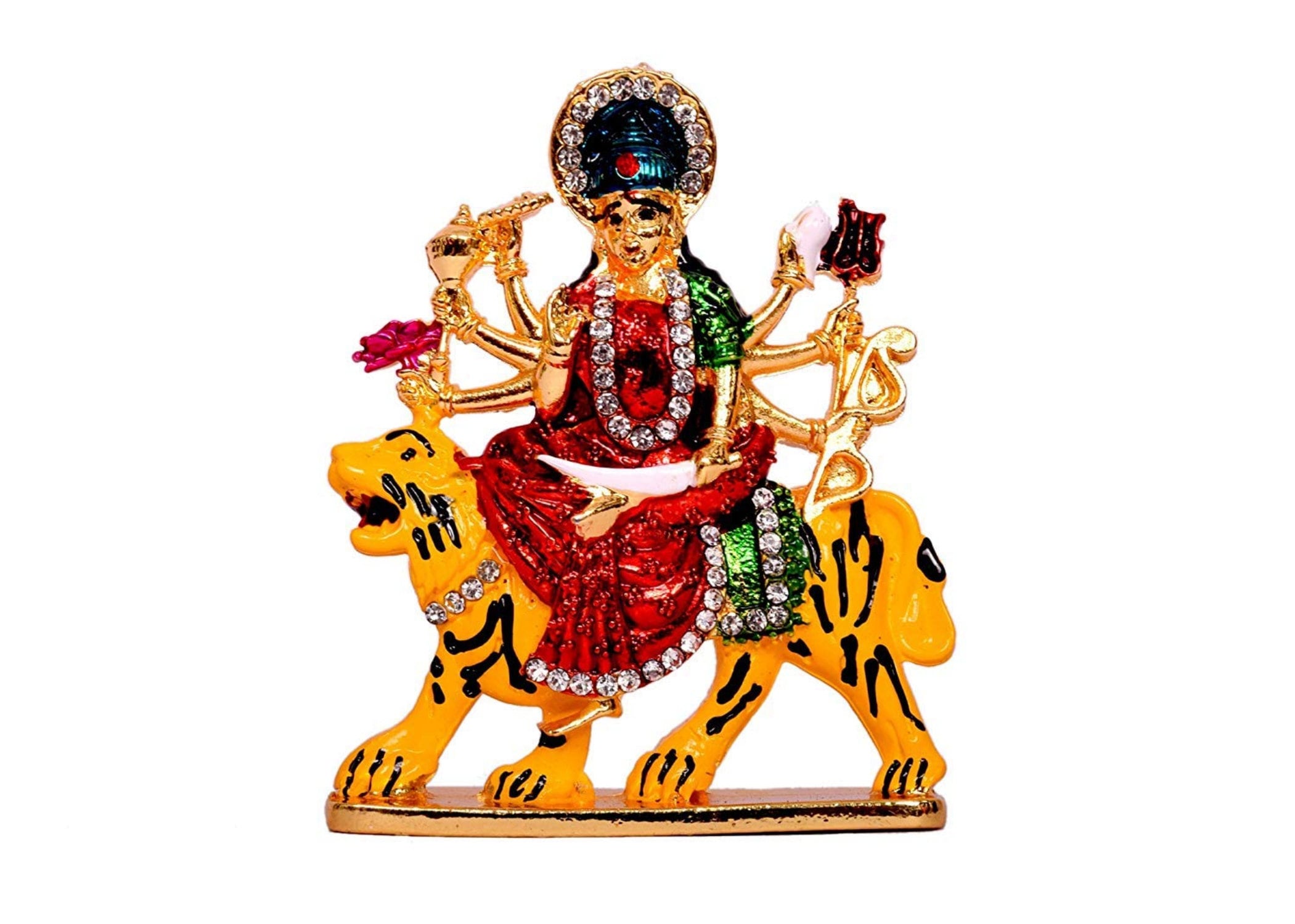 Gold Antique Rudradivine Durga Maa Hindu Goddess Religious Ashtdhatu ...