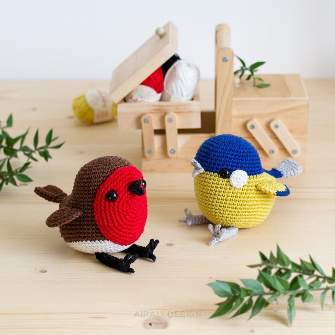 Ted the Red Robin | Amigurumi Crochet PDF Pattern | Bonus Pattern: Phil ...