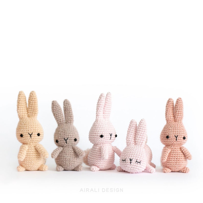 Moon Rabbit Amigurumi Crochet PDF Pattern Standing Bunny | Etsy