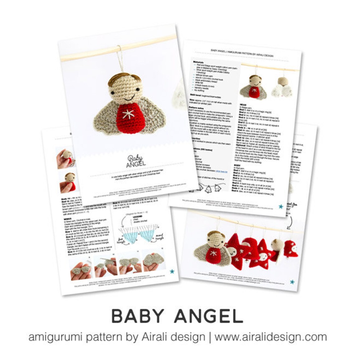 Baby Angel Amigurumi Crochet PDF Pattern Crochet Christmas - Etsy