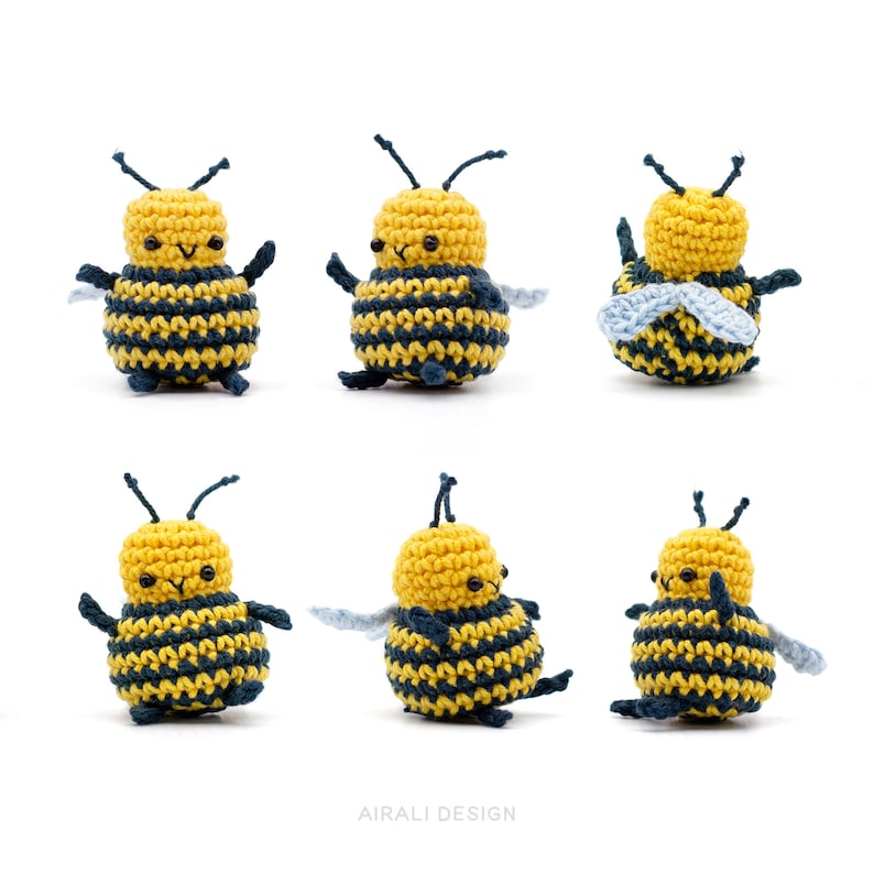 BB the Bee | Amigurumi Crochet PDF Pattern | Small Amigurumi With No ...