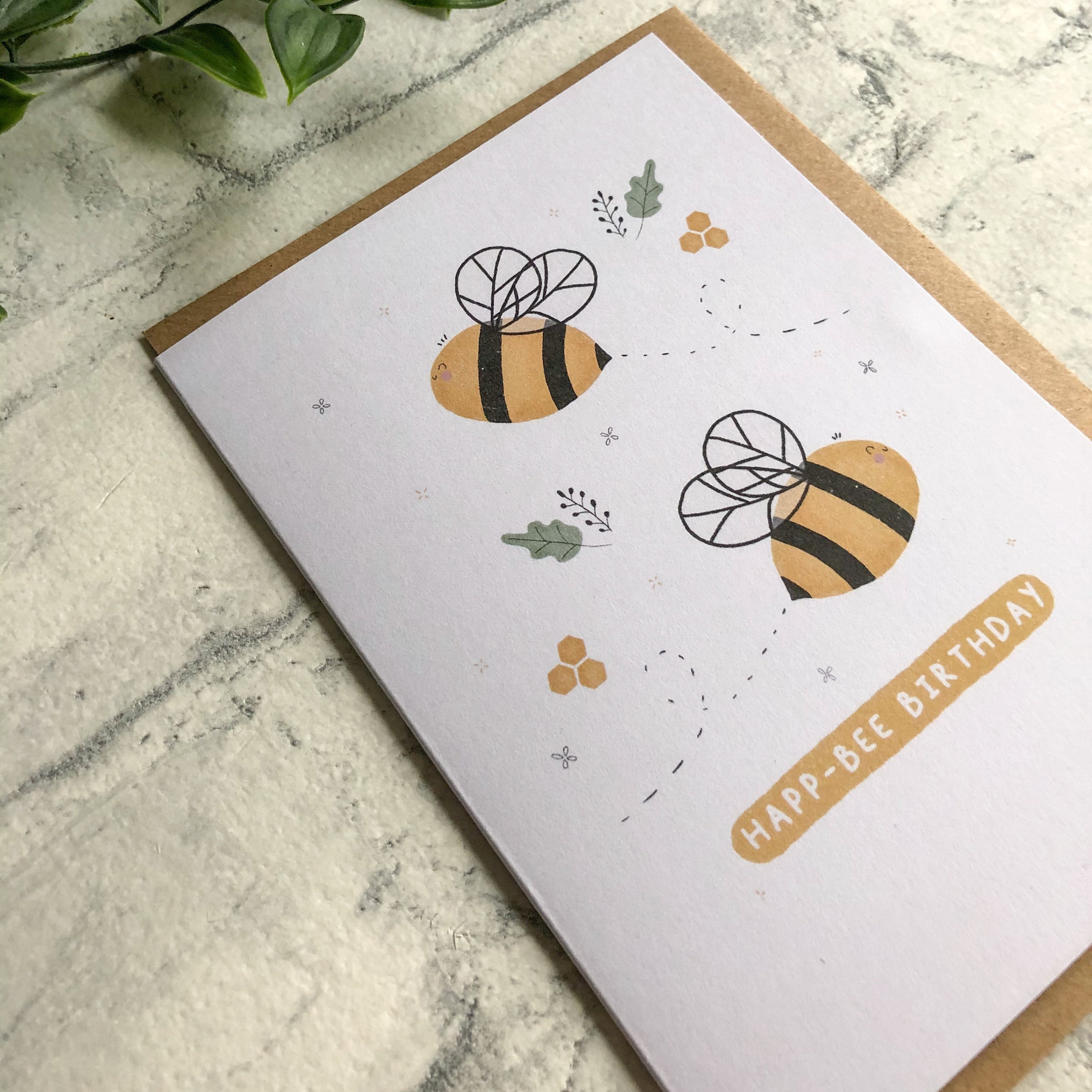 Happ-bee Birthday Birthday Card Greeting Card Cute - Etsy