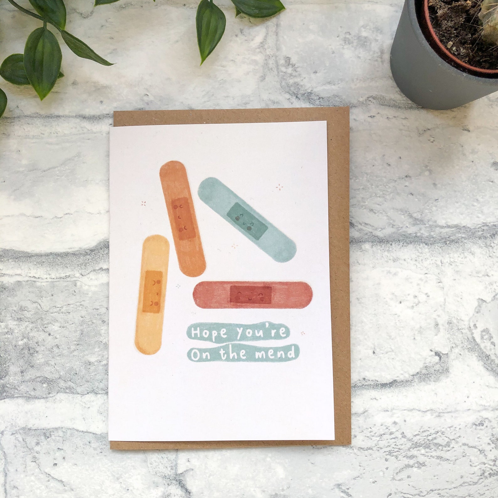 Hope Youre on the Mend Card Get Well Card Cute | Etsy