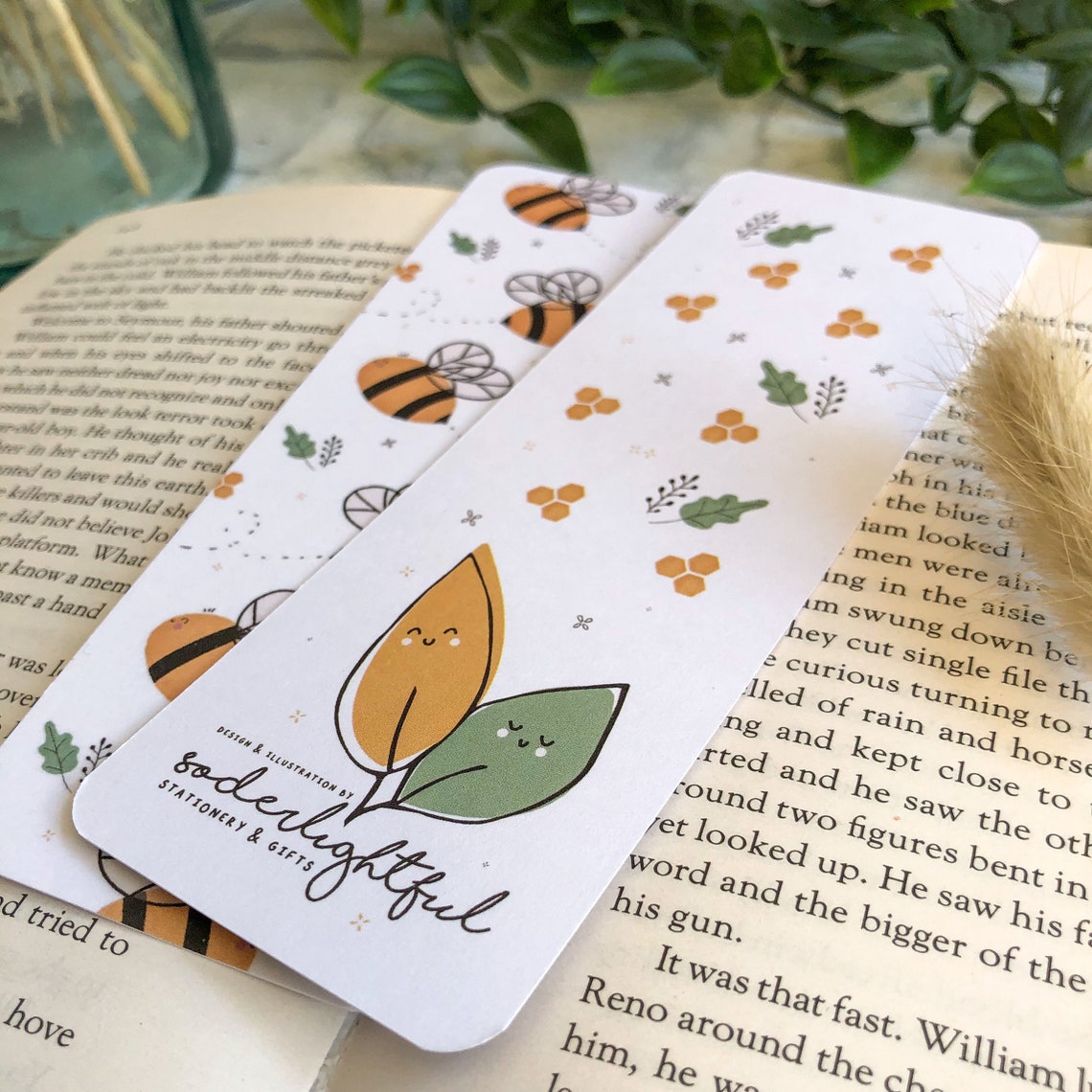 Bee Kind To Your Mind Bookmark cute bee bookmark Cute | Etsy