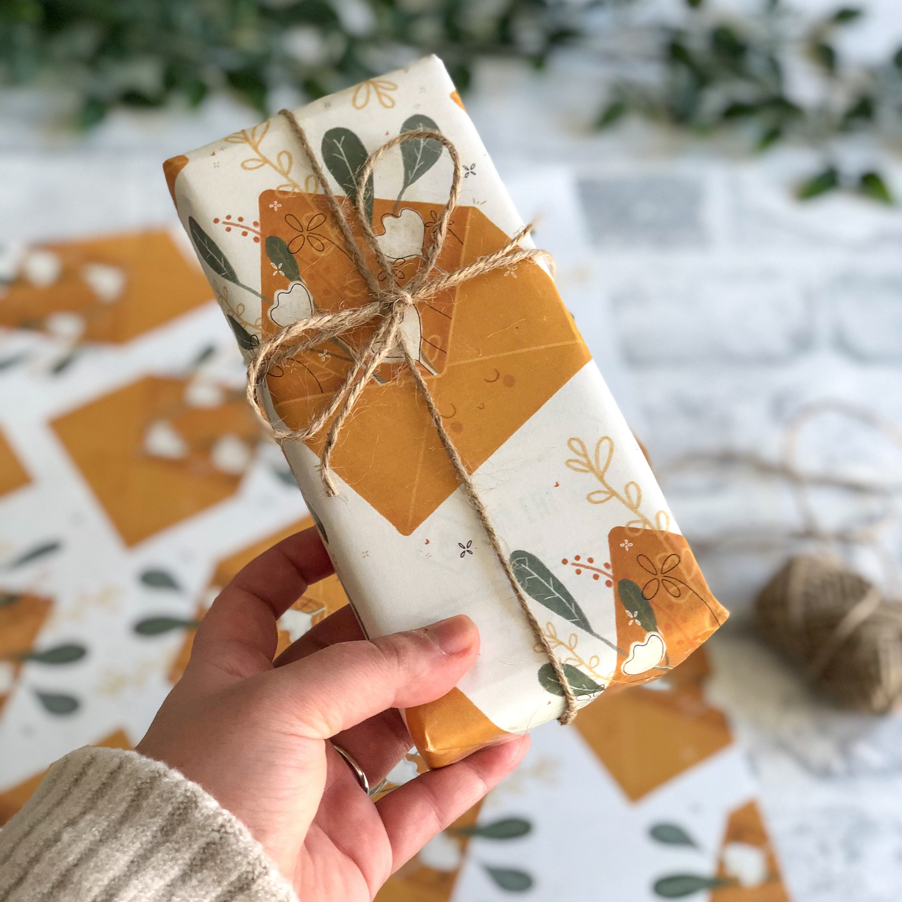 Sent With Love Gift Wrap Cute Wrapping Paper | Etsy