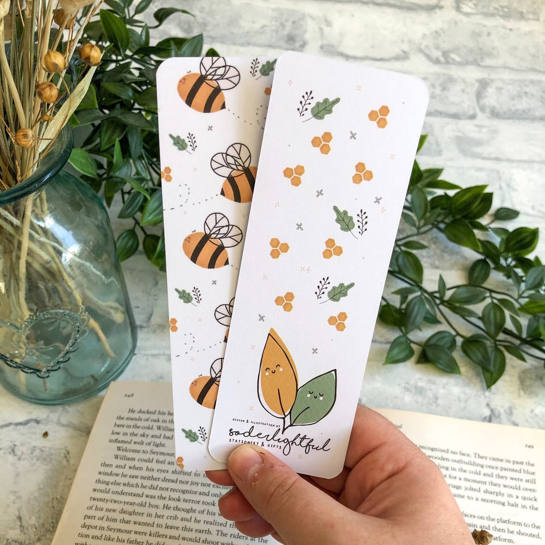 Bee Kind to Your Mind Bookmark Cute Bee Bookmark Cute Illustration ...