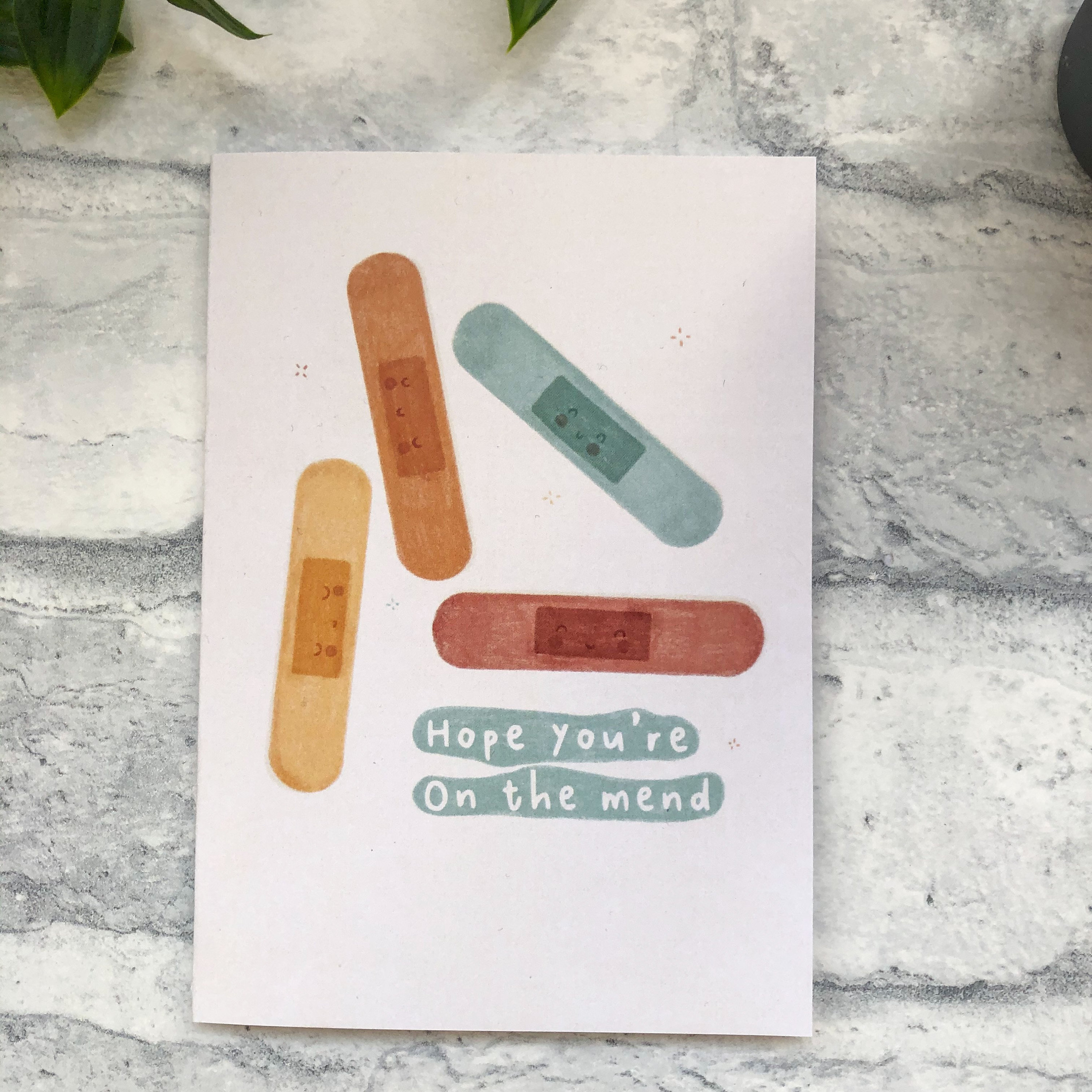 Hope youre on the mend Card Get well Card Cute | Etsy