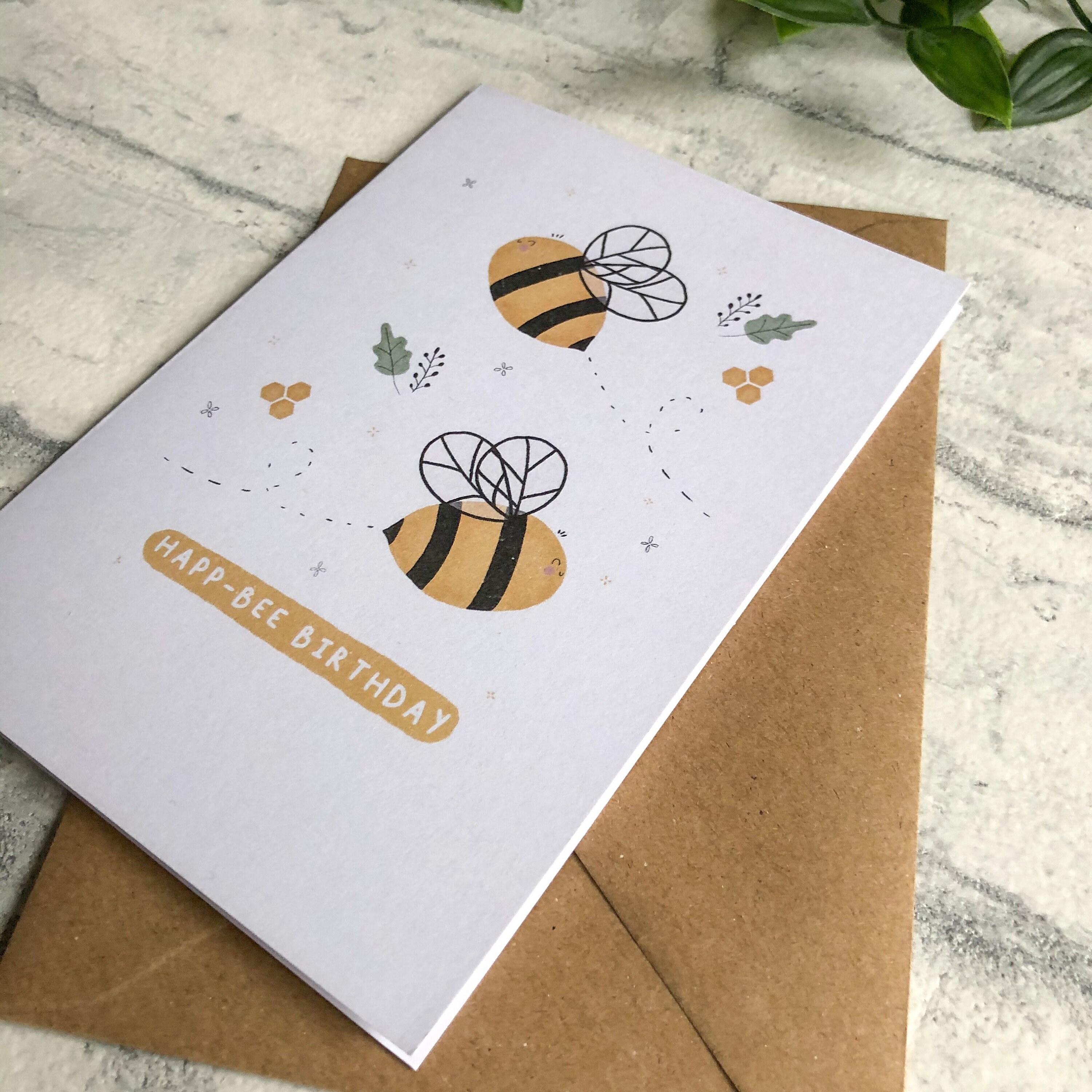 Happ-bee Birthday Birthday Card Greeting Card Cute | Etsy
