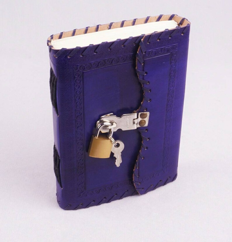 Handmade Leather Journal Diary With Lock for Men and Women - Etsy